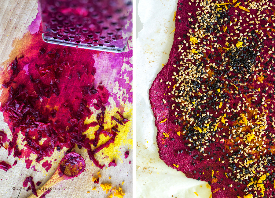 Beet & seed crackers ||| Crackers de sementes e beterraba | ENTRE ...